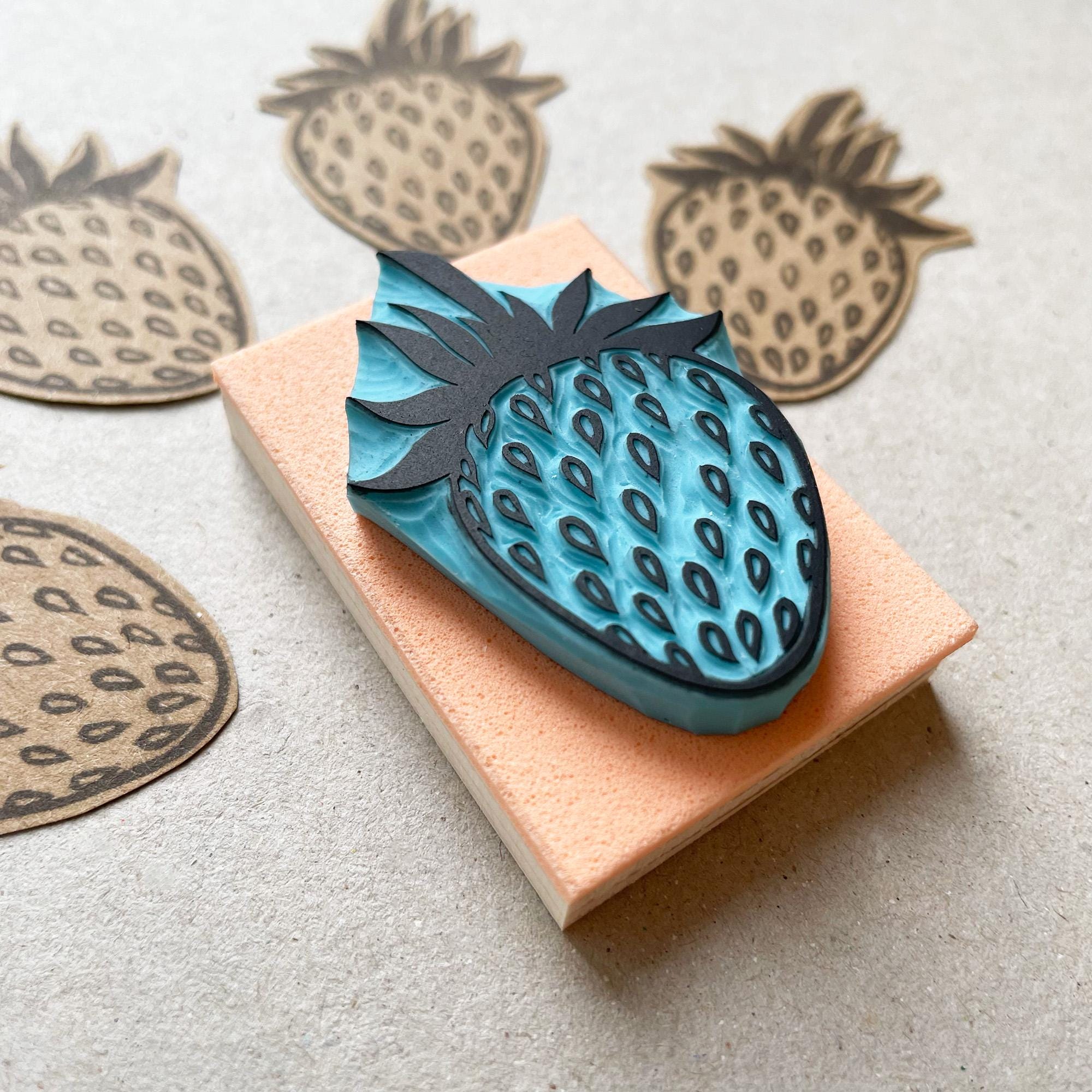 Strawberry Rubber Stamp for Your Summer Stamping - Etsy