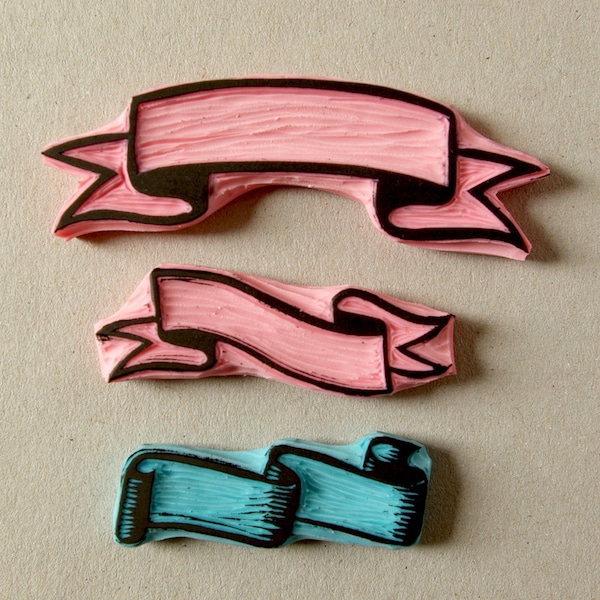 Ribbon Stamp - Etsy