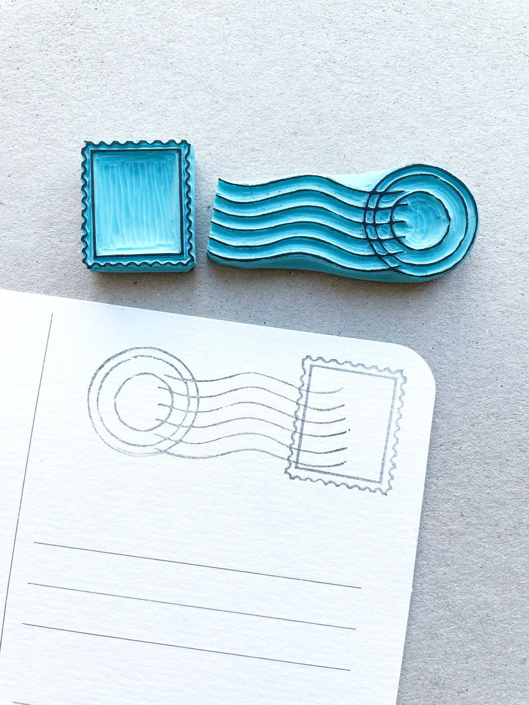 Postage Rubber Stamps for Travel Stamping Ideas - Etsy