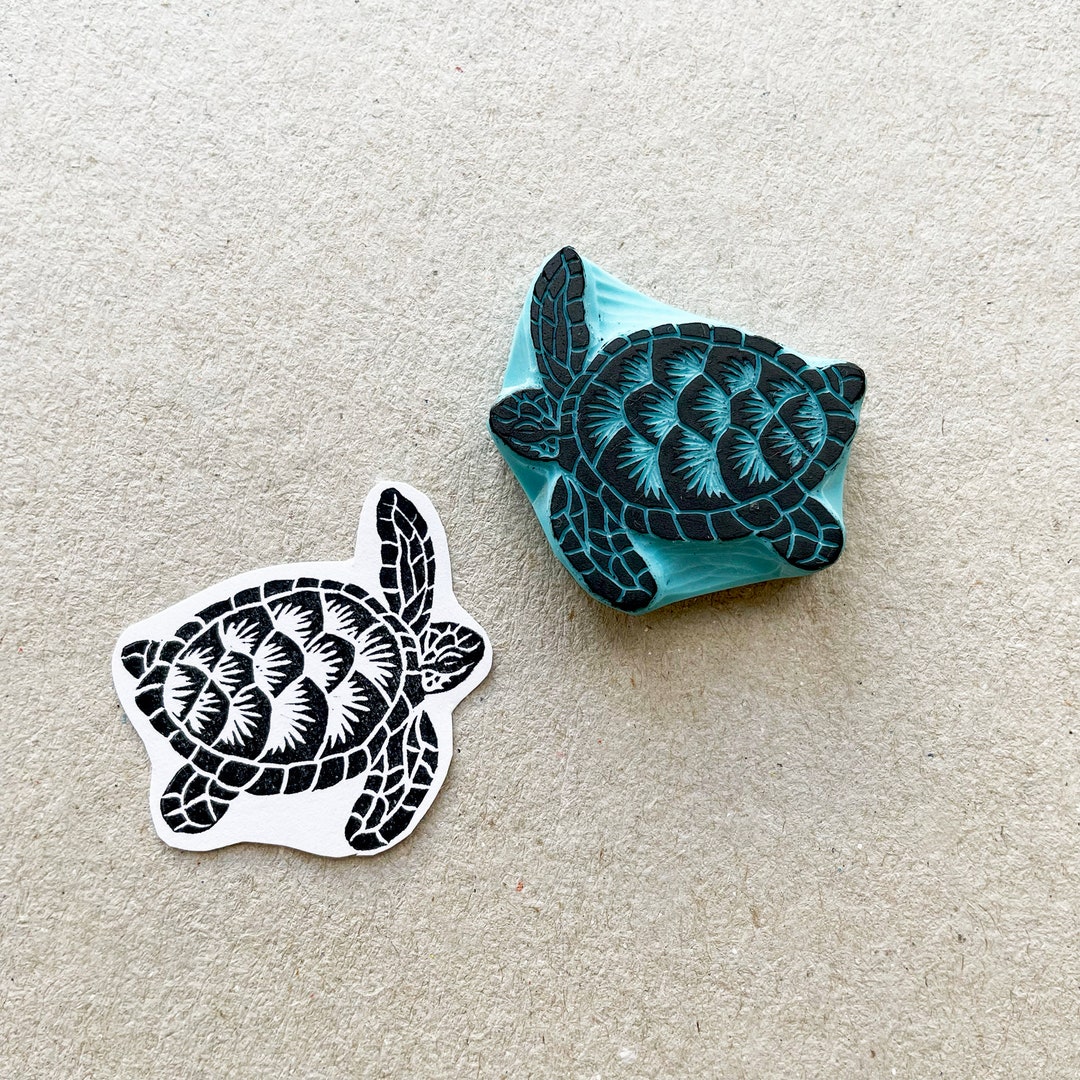 Sea Turtle Rubber Stamp - Etsy