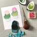 Cactus Bloom Rubber Stamp, Hand Carved Rubber Stamp, Cactus Stamp ...