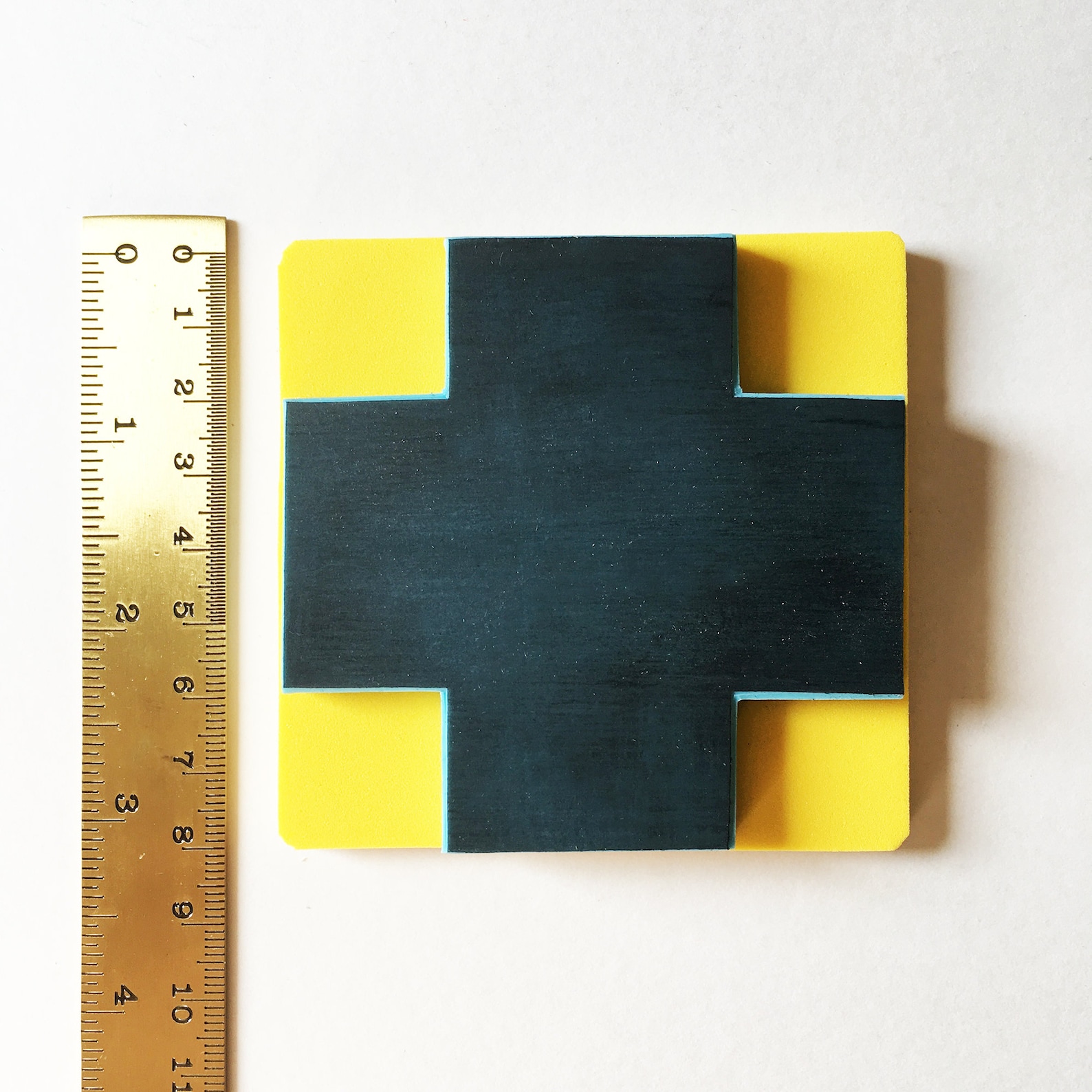 Plus Sign Stamp Hand Carved Mounted Hipster Decor Rubber - Etsy