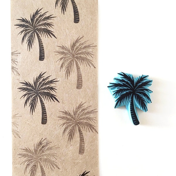 Palm Tree Stamp - Etsy