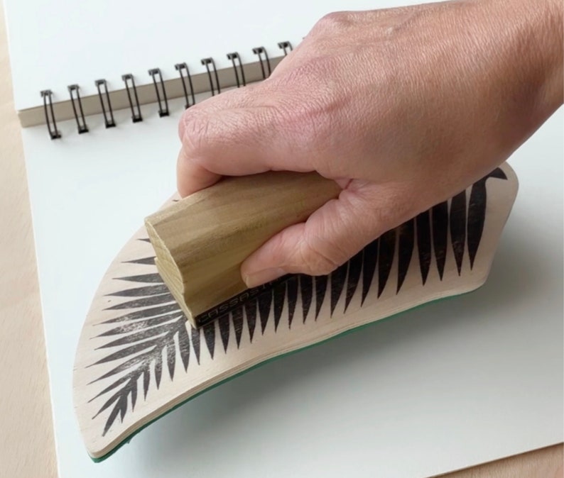 Big Size Palm Leaf Rubber Stamp Huge Stamp for Wall Stamping - Etsy