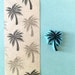 Palm Tree, Rubber Stamp, Hand Carved, Tropical Decor - Etsy