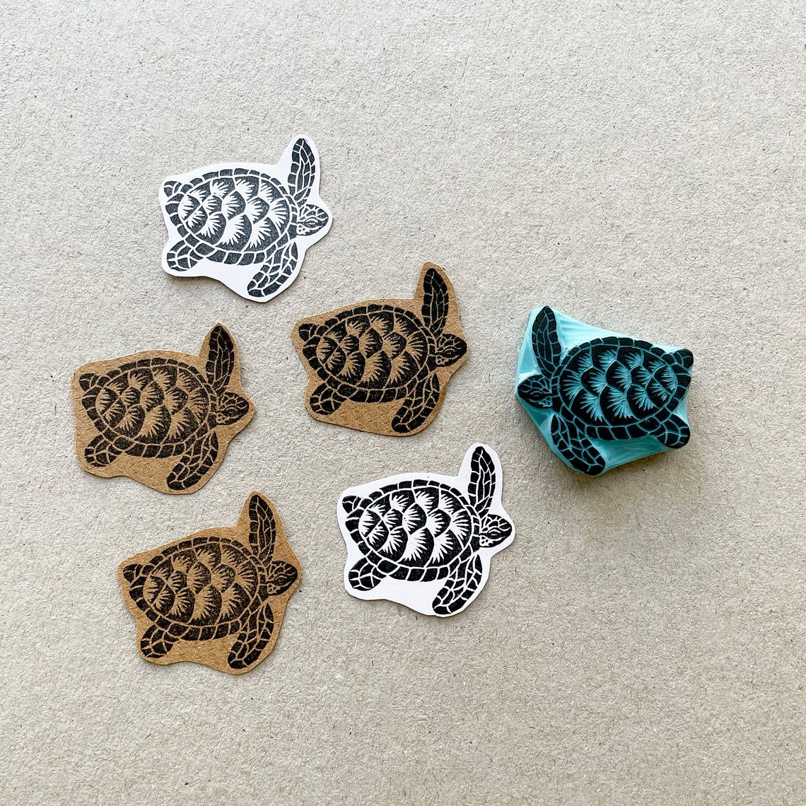 Sea Turtle Rubber Stamp - Etsy