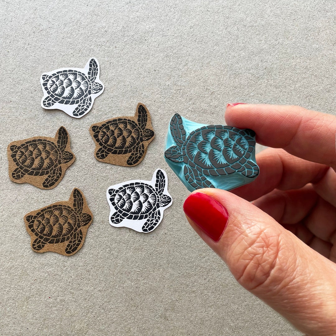 Sea Turtle Rubber Stamp - Etsy