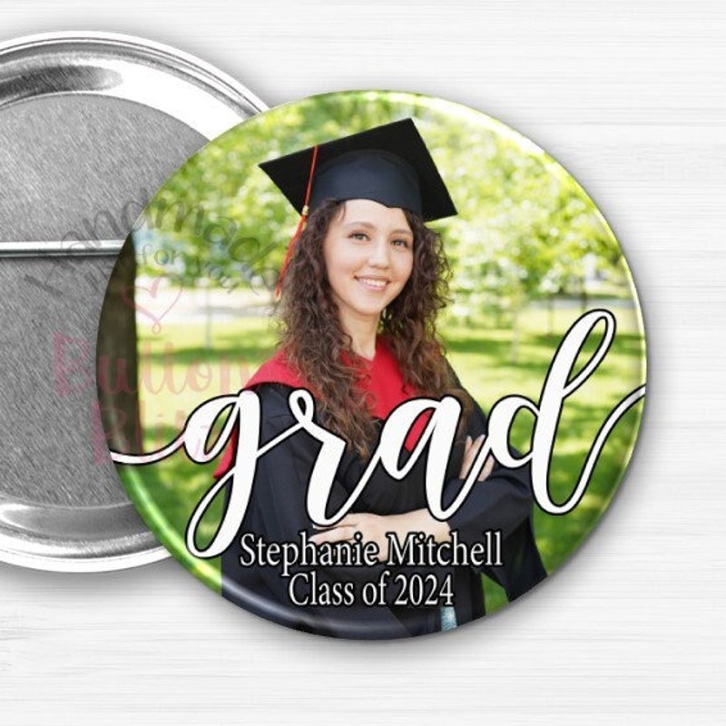 Personalized Graduation Buttons - Etsy