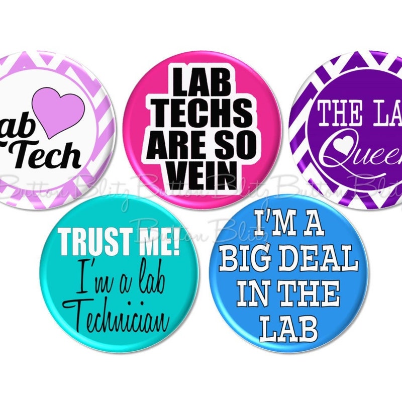 Lab Tech Pins - Etsy