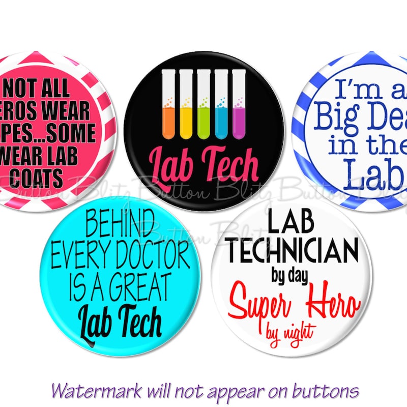 Lab Tech Pins - Etsy