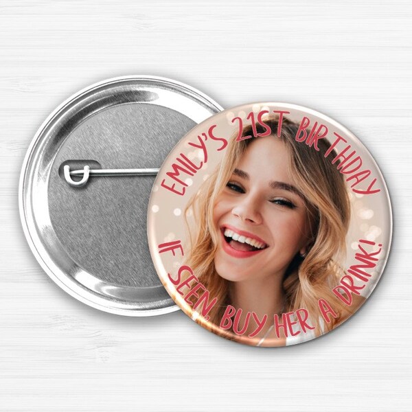 Personalized Photo Buttons - Etsy