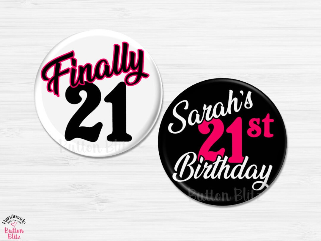 Finally 21 Birthday Party Personalized 21st Birthday Party - Etsy
