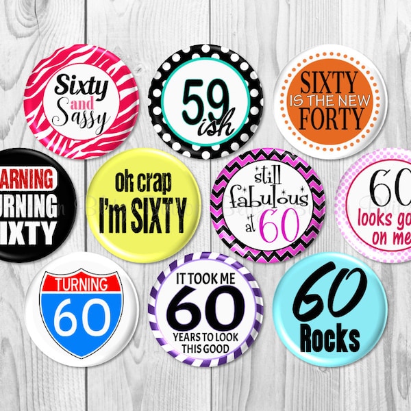 60th Birthday Over the Hill Men - Etsy