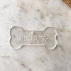 Engraved Acrylic Dog Bone Ornament - Custom Pet Gift - Etsy