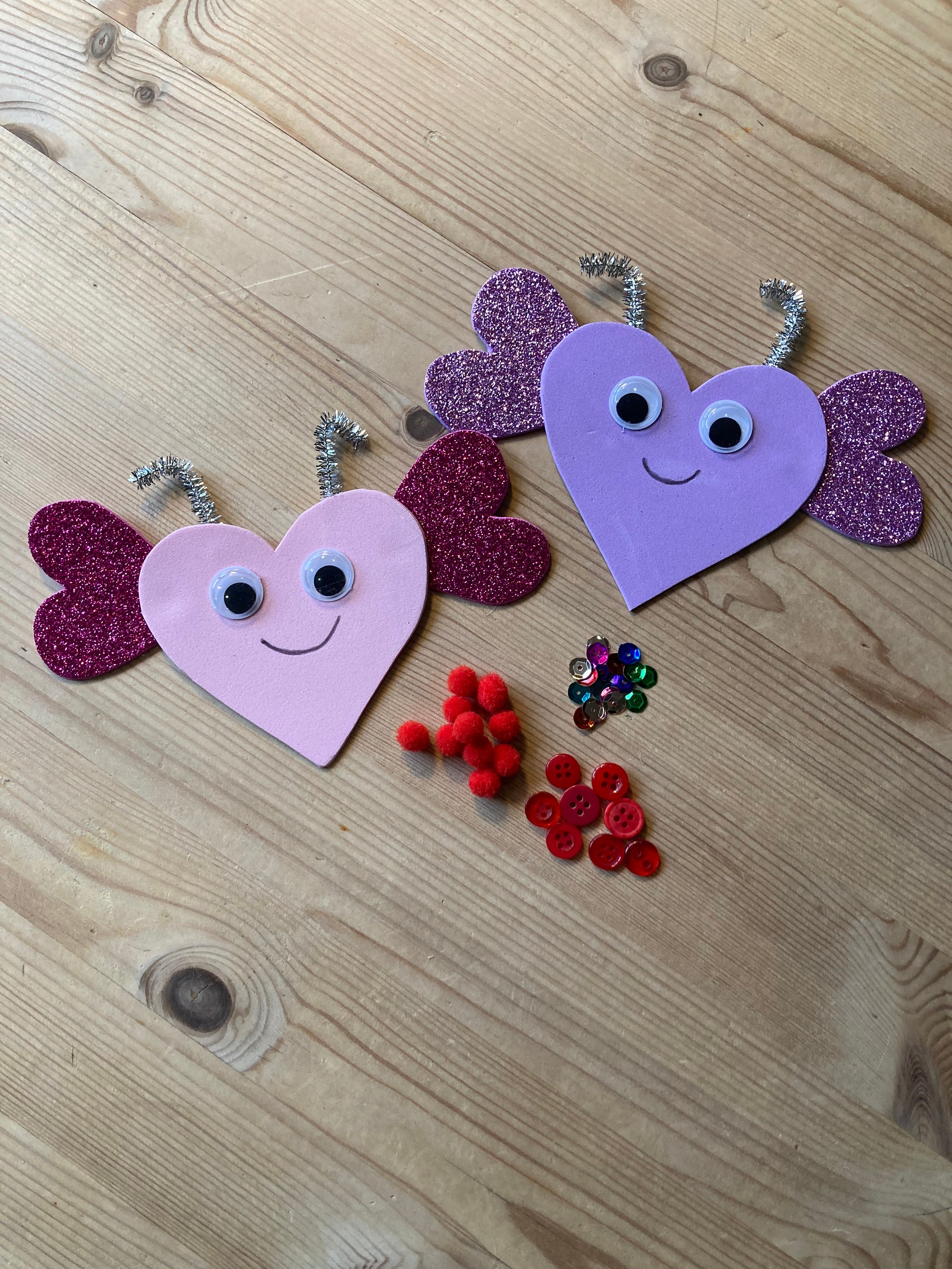Childrens Valentines Craft Kit - Etsy