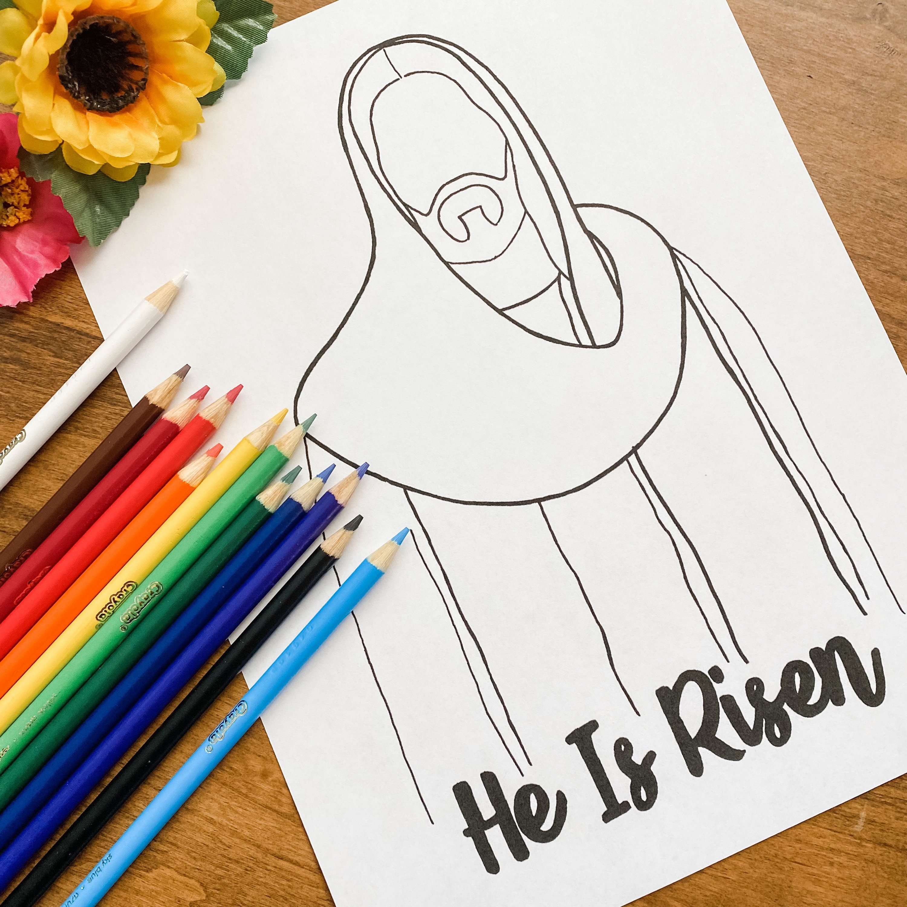 Lds He Is Risen Coloring Pages