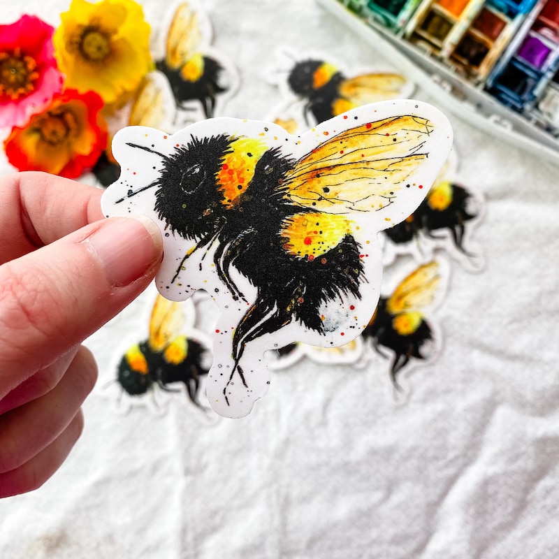 Bee Sticker - Etsy
