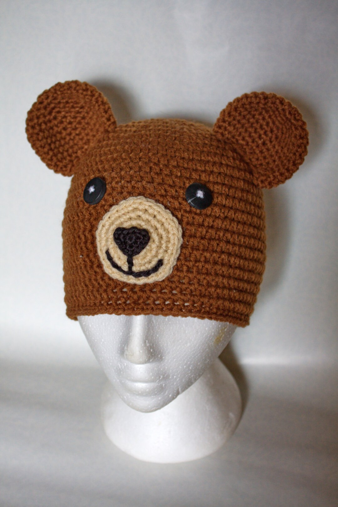 Teddy Bear Hat - Etsy