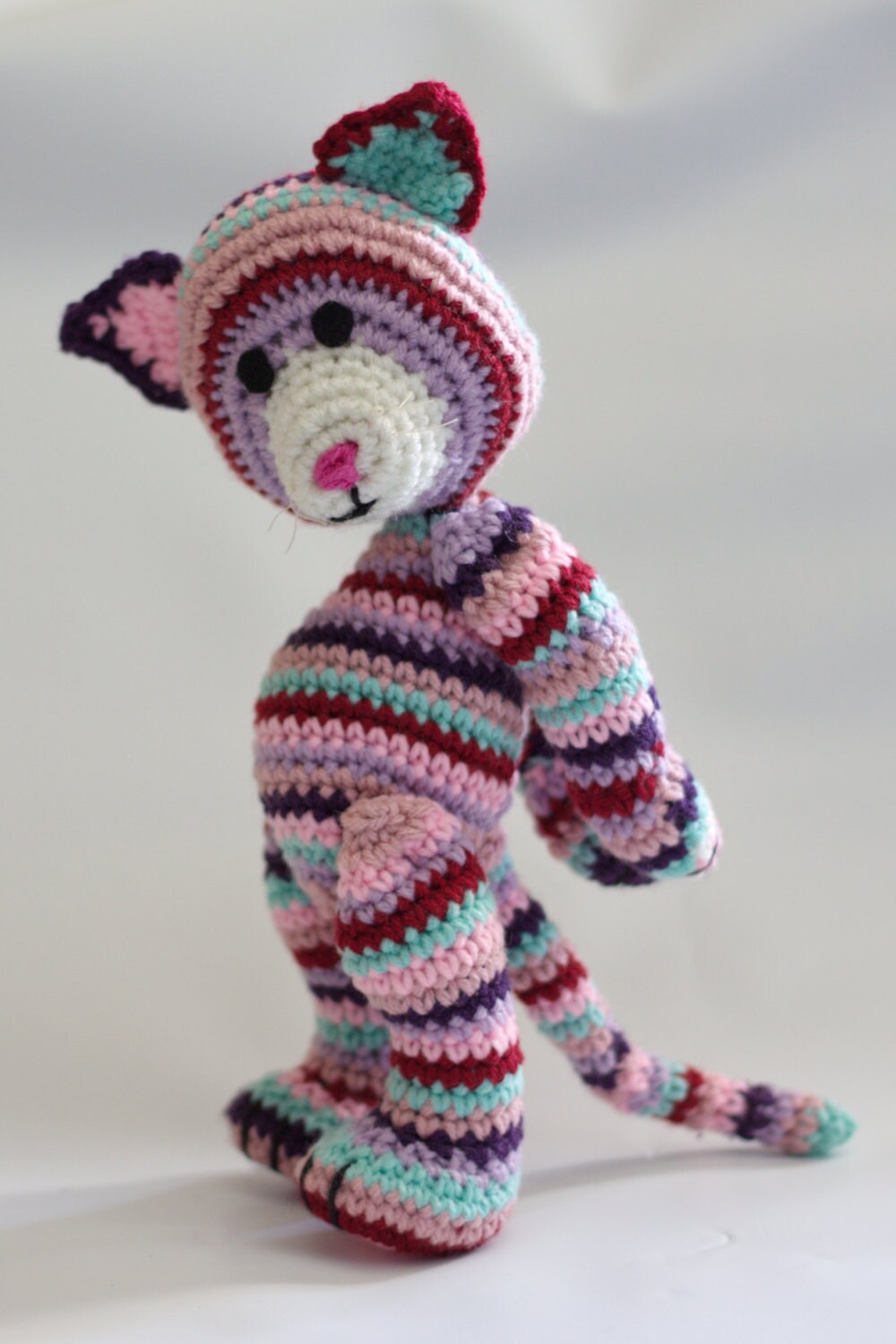 Lily the Cat Crochet Stuffed Toy Knitted Plushie Soft Toy - Etsy