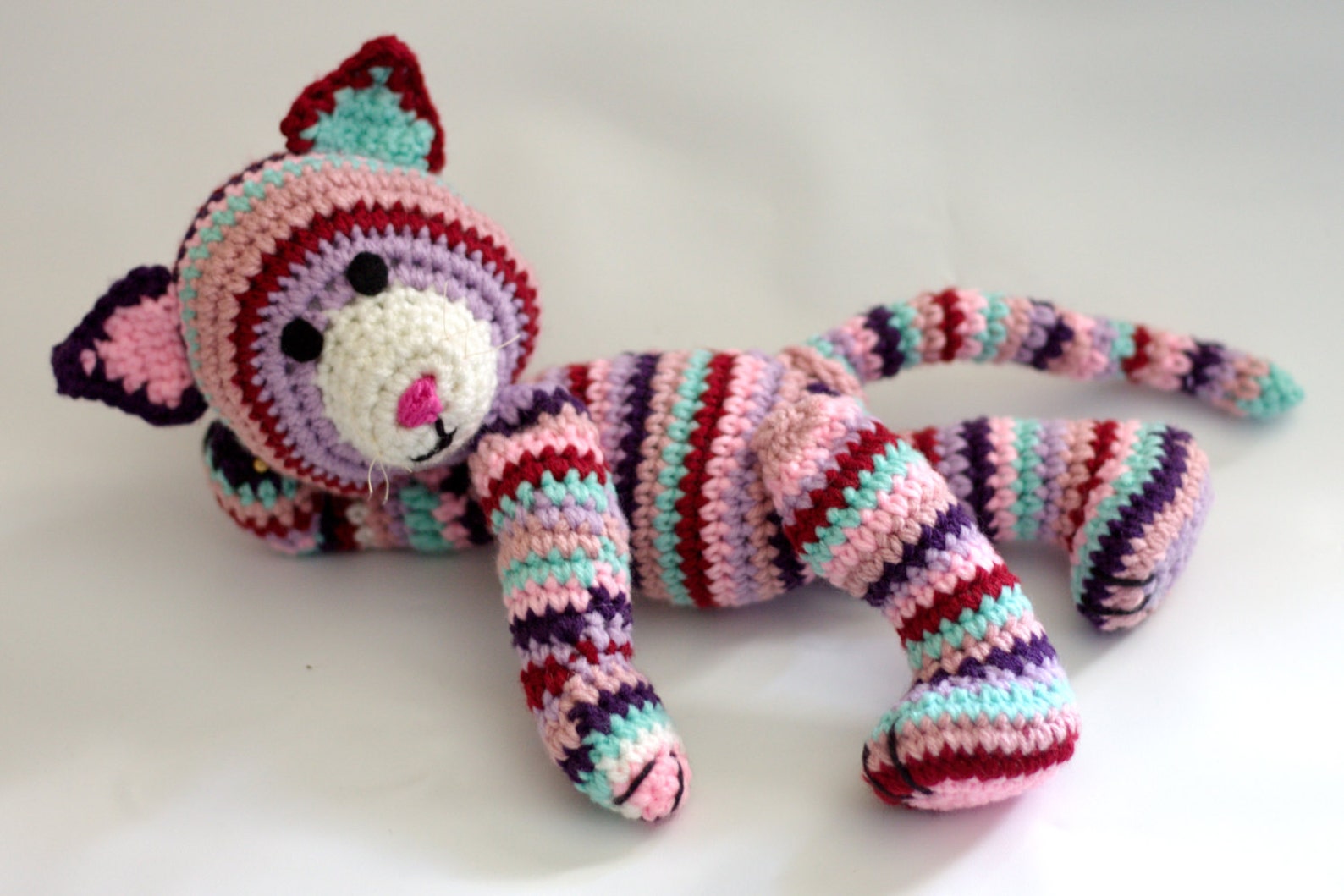 Lily the Cat Crochet Stuffed Toy Knitted Plushie Soft Toy - Etsy