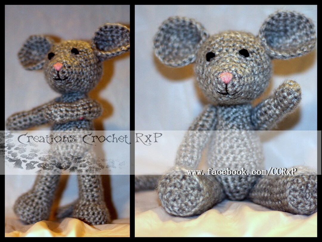Myo the Mouse Crochet Stuffy Stuffed Toy Plushie Knitted - Etsy