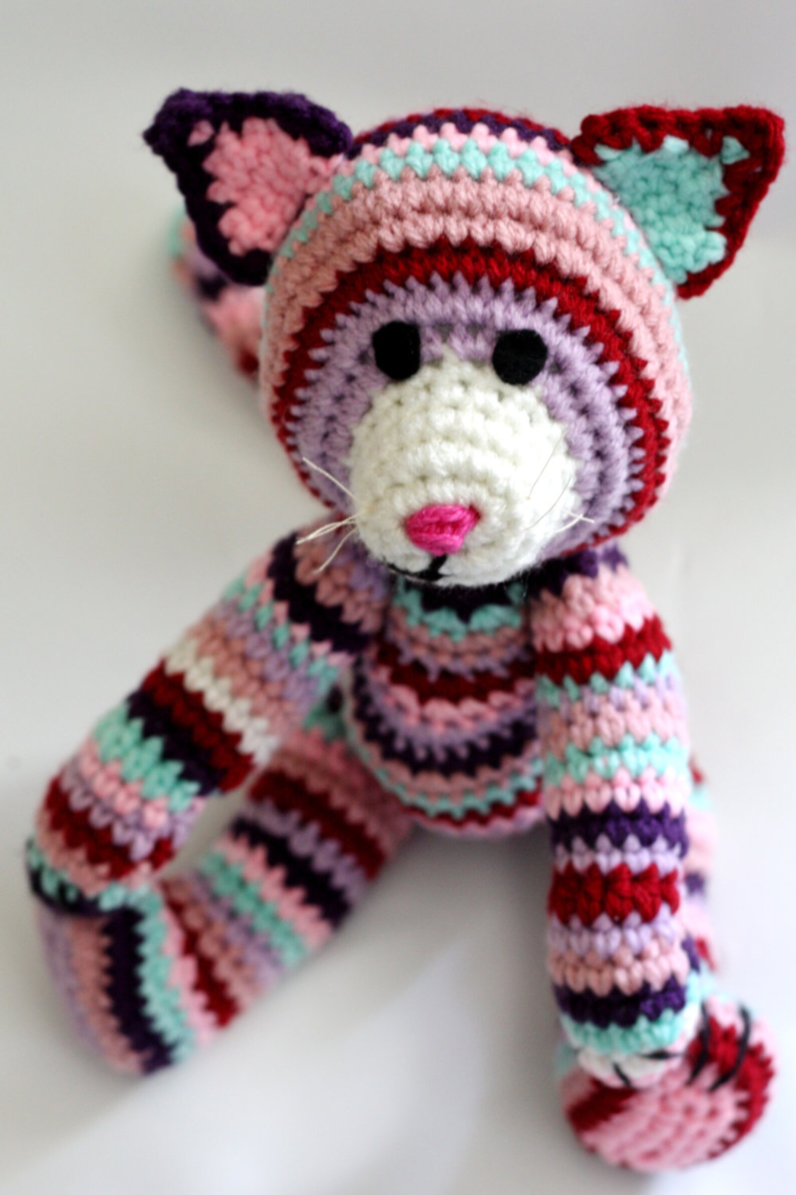 Lily the Cat Crochet Stuffed Toy Knitted Plushie Soft Toy - Etsy