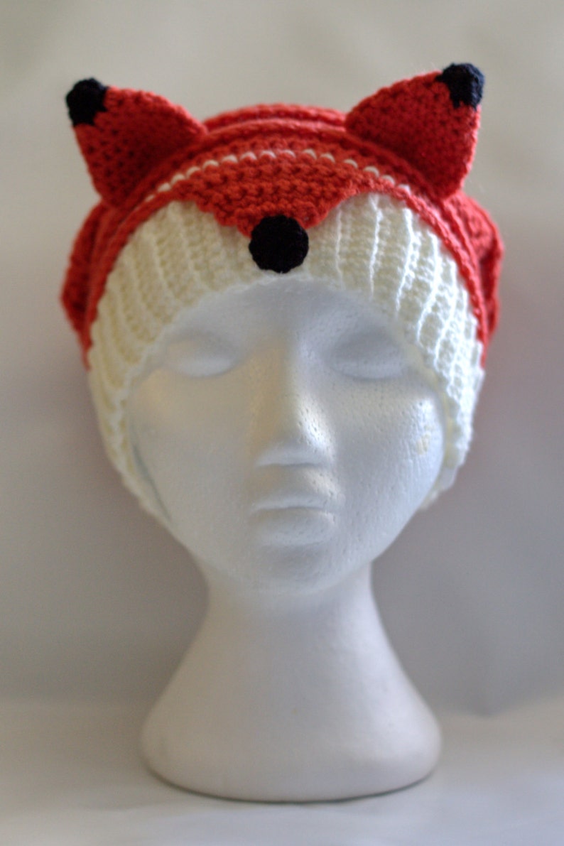 Crochet Slouch Hat Cat Fox - Etsy