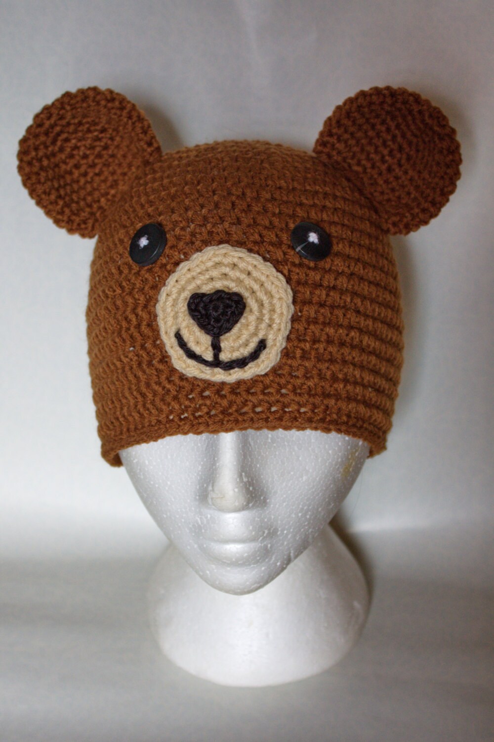 Teddy Bear Hat - Etsy