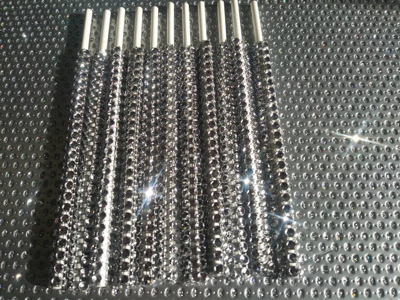 50 Silver Bling Cake Pop Sticks 6 Inch Sticks - Etsy