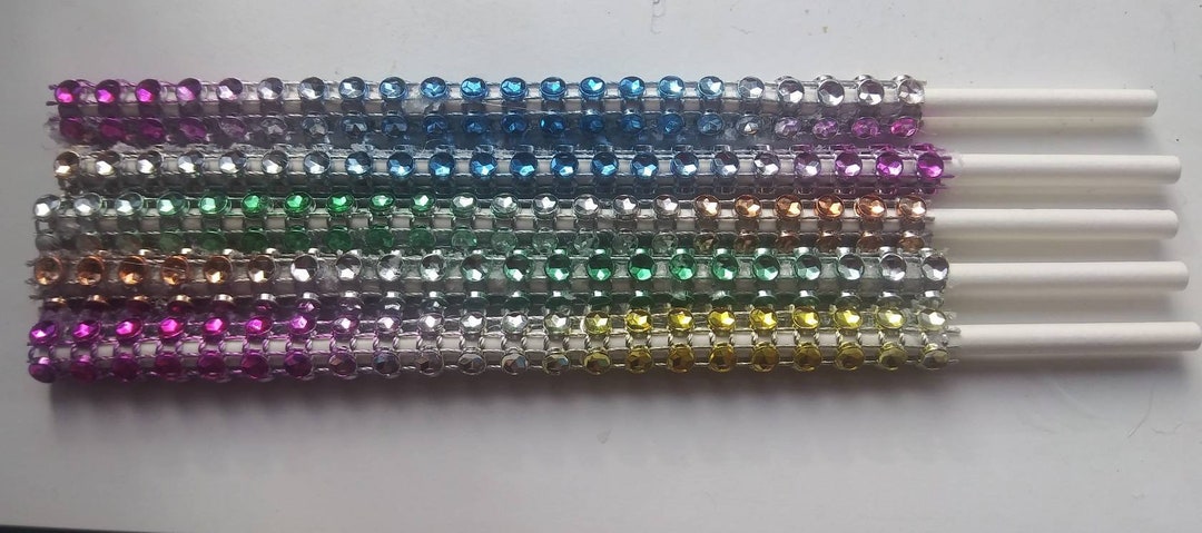 30 Rainbow Bling Cake Pop Sticks 6 Inch Sticks Perfect for Parties From ...