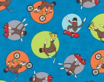 Monkey fabric | Etsy