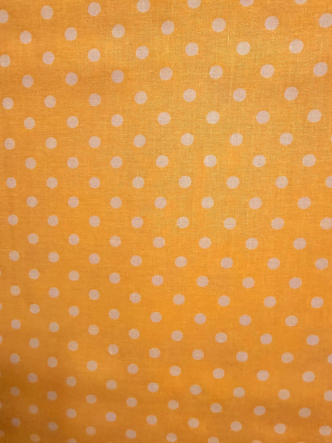 Go Dotty! Yellow/white Polka Dots - Etsy