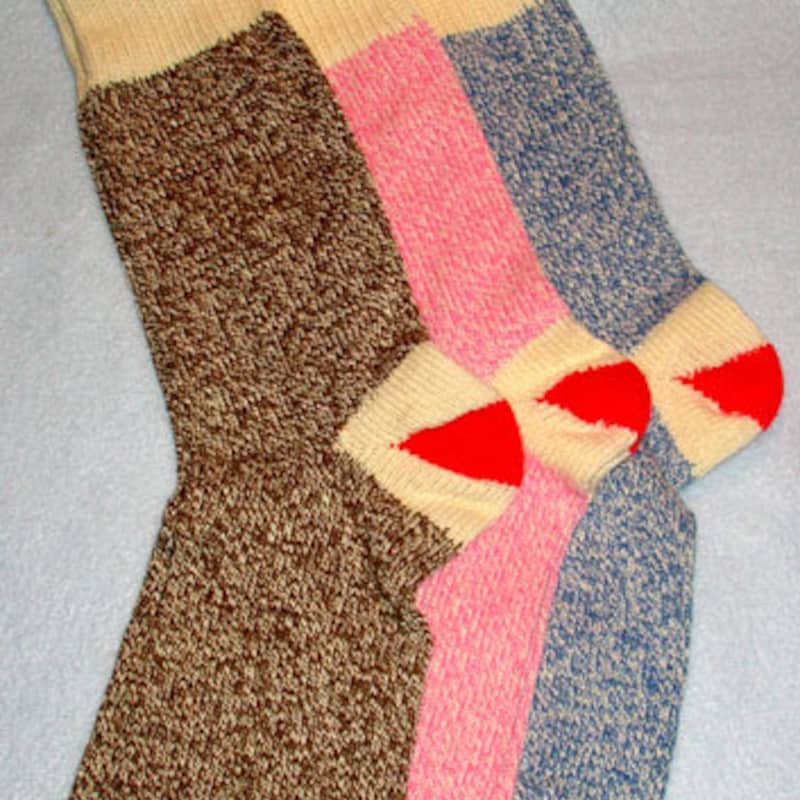 Red Heel Socks - Etsy