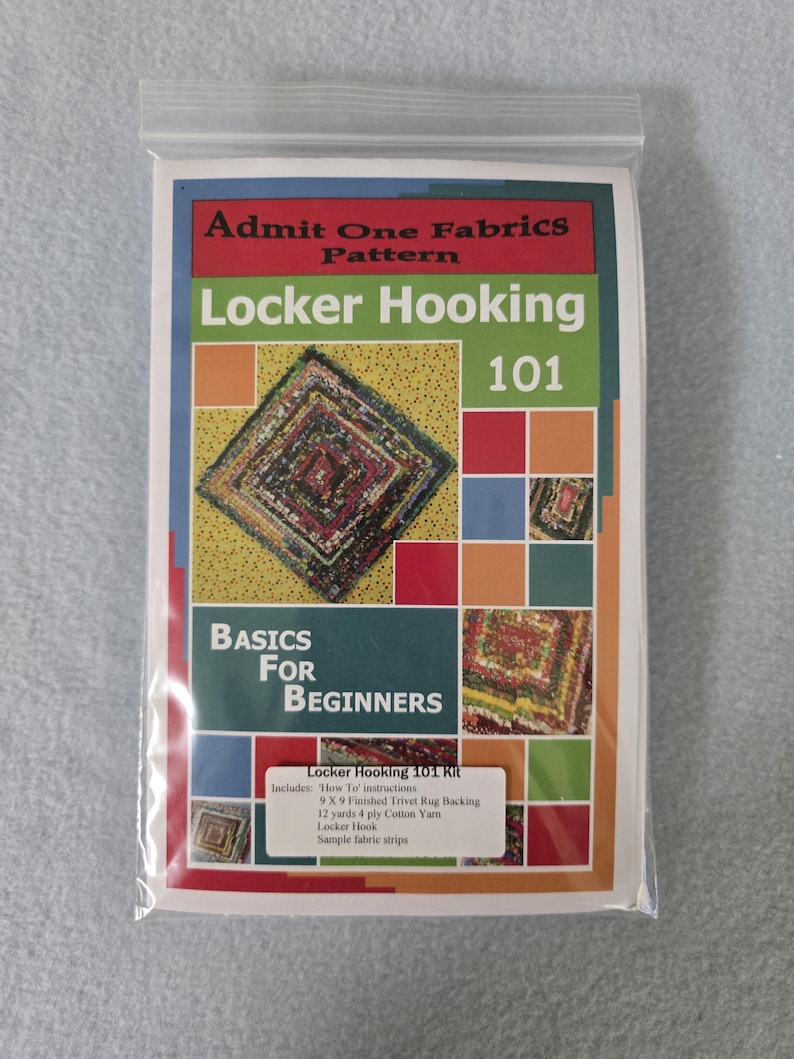 Locker Hooking 101 Kit - Etsy