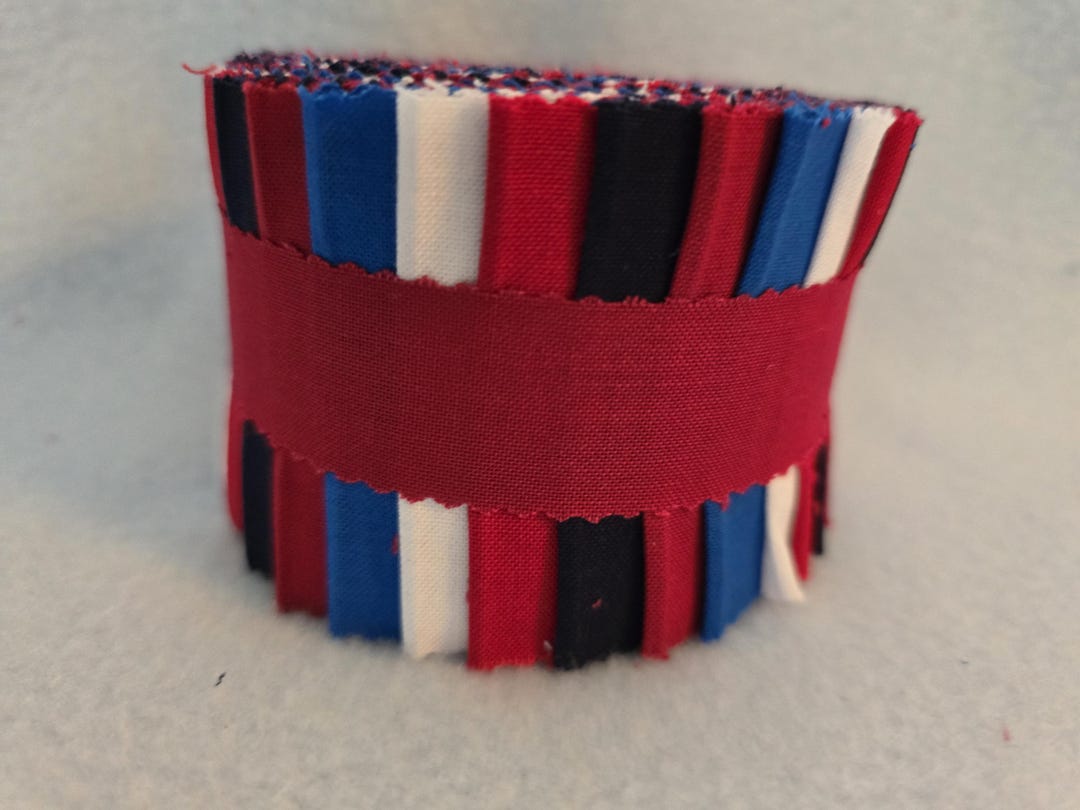 Jelly Roll Solids Patriotic Quilting Fabric - Etsy