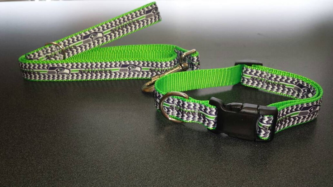 Seattle Seahawks Cat or Dog Collar Leash or Set | Etsy