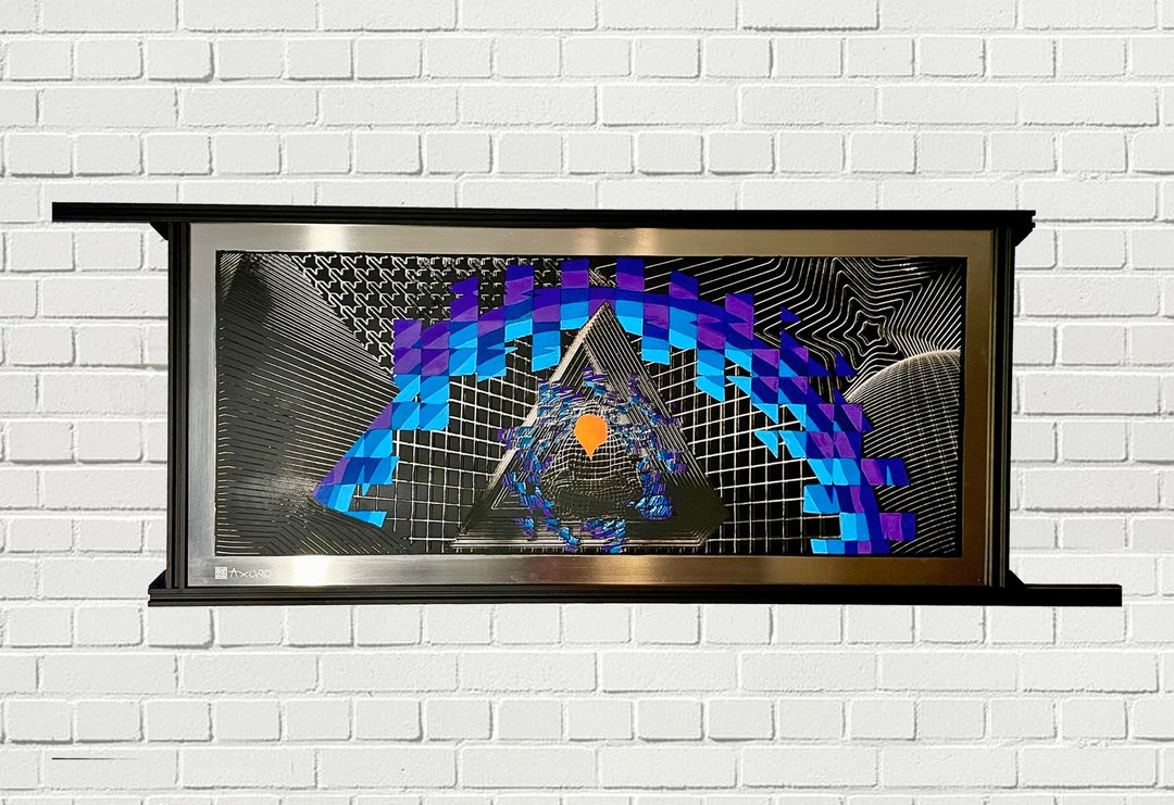 ARCANE by Axuro LTD - 16"x36" Painted and Laser Engraved Aluminum Panel ...