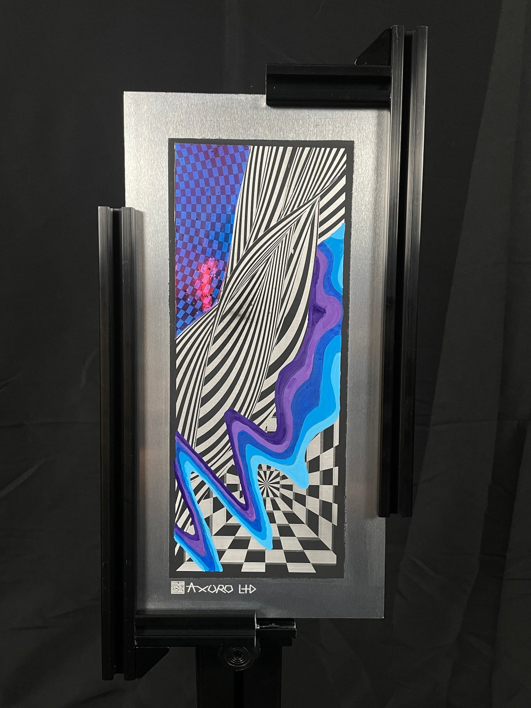 CHROMATIC by Axuro LTD - 12"x6" Painted and Laser Engraved Aluminium ...