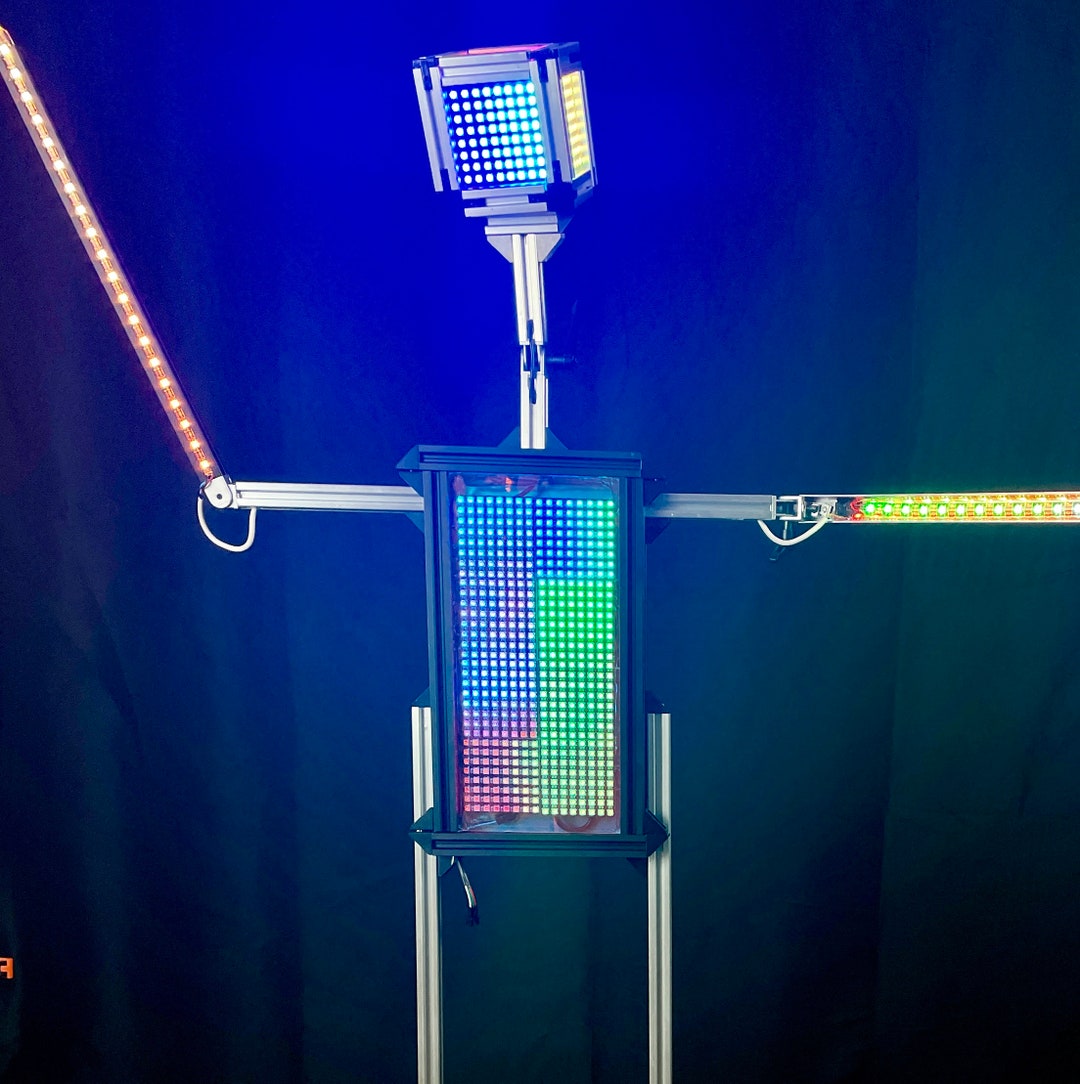 CUSTOM Neopixel Lamp Art Installation by Axuro Lighting Co. - Etsy