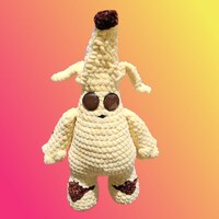 Cute Banana Peely Plush Crochet Pattern PDF - Etsy