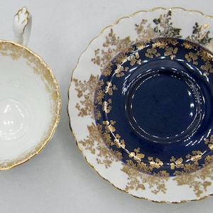 Royal Albert Regal Series Blue Bone China Teacup and Saucer (4396 ...