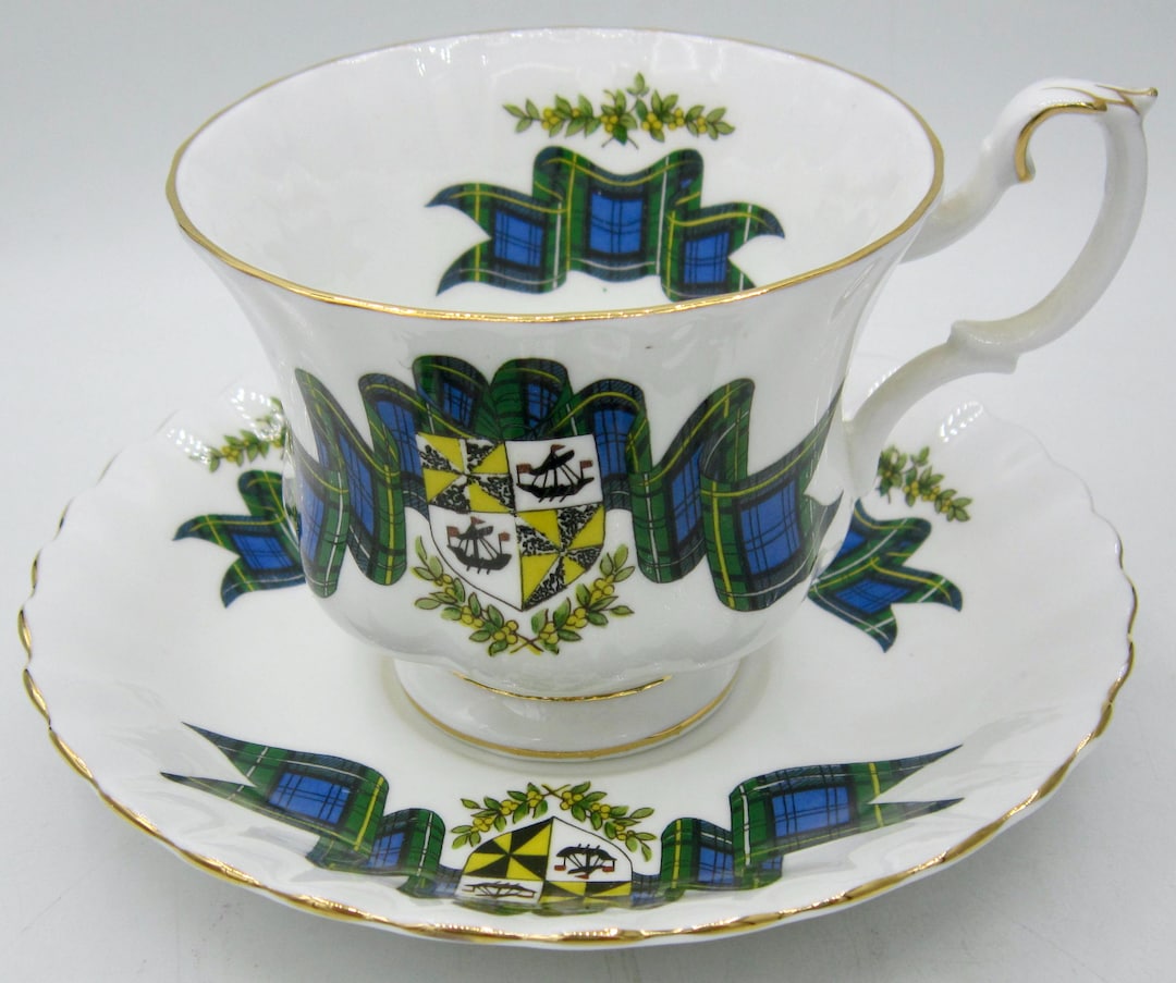 Royal Albert Scottish Tartan Series Bone China Teacup and Saucer ...