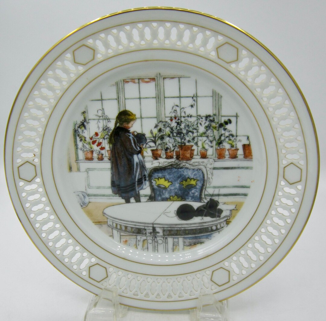 Bing and Grondahl Carl Larsson Ltd. Ed. Porcelain Hanging Plate (8.5 In ...