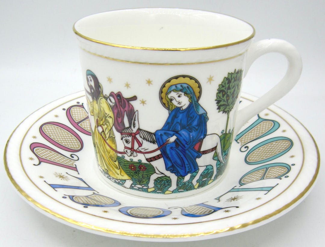 Royal Doulton Journey to Bethlehem (1981) Bone China Cup and Saucer ...