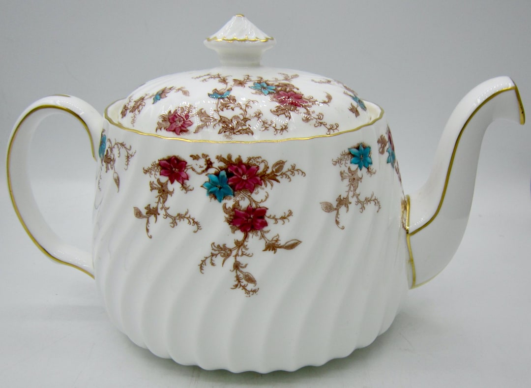 Minton Ancestral (S376) Bone China Teapot (4 Cups) - England - Etsy