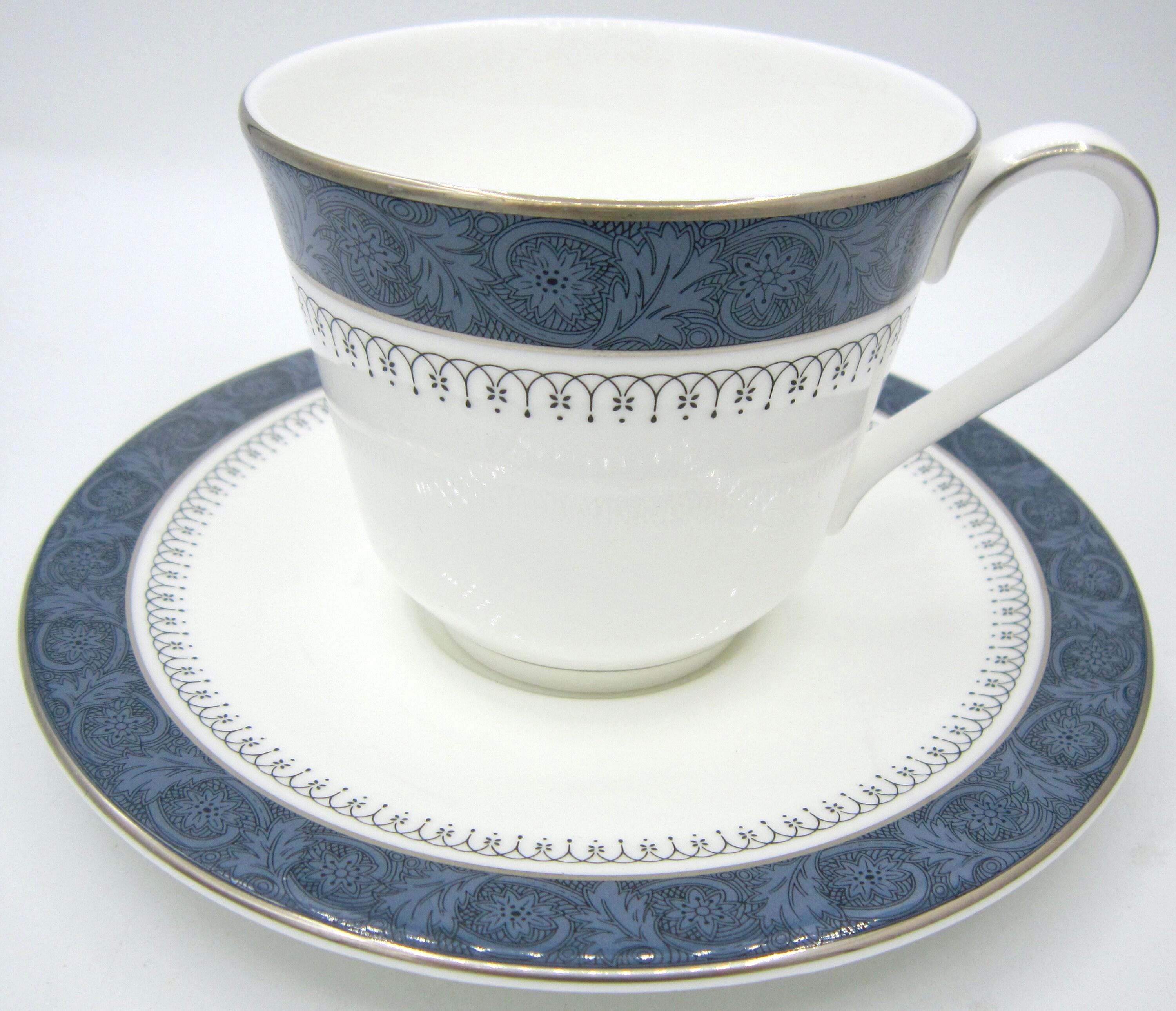 Royal Doulton Sherbrooke (H5009) Bone China Cup and Saucer Sets (4 ...