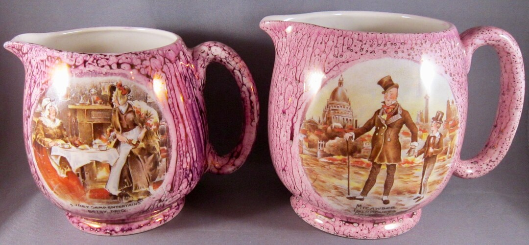 Lancaster Sandland Pink Jug (micawber Introduces David to London) and ...