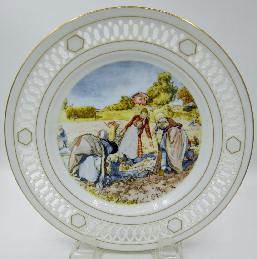 Bing and Grondahl Carl Larsson Ltd. Ed. Porcelain Hanging Plate (8.5 In ...