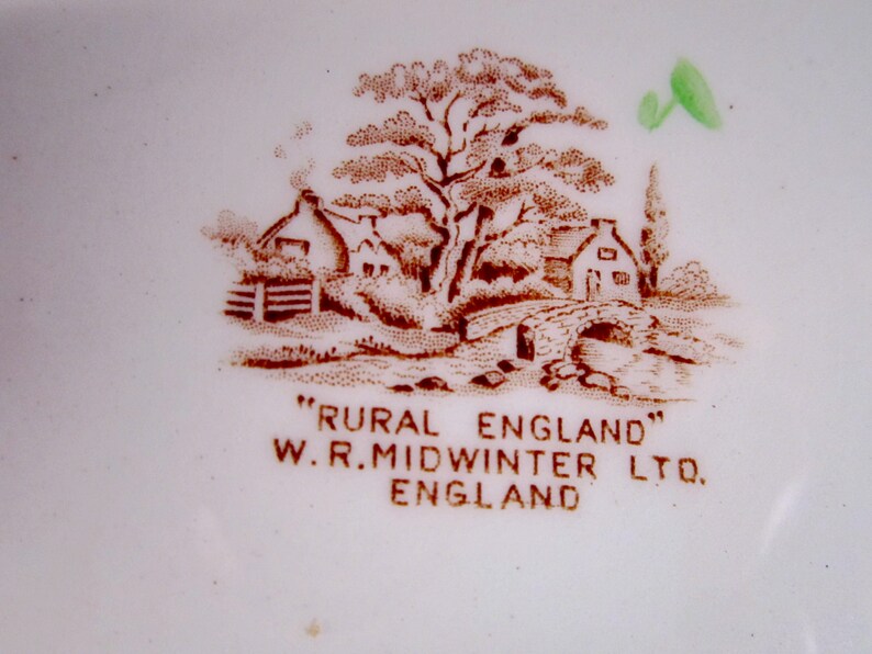 W.R. Midwinter Rural England Brown Multi-colour Hanging Chop | Etsy