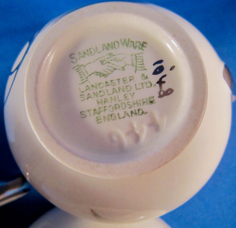 Sandland Ware Mini Creamer (696), Mini Sugar Bowl and Creamer Set (1048 ...